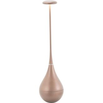 Zafferano Zafferano - Dondolina - Lampe de table led rechargeable IP65, sans fil, variateur tactile - Design italien, couleur bronze