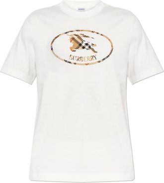 Burberry Homme, Tops, Blanc, Taille: S Seth T-Shirt