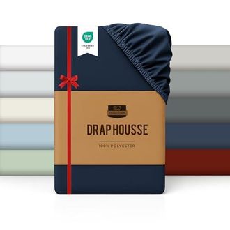 Puredown Lot de 2 Drap Housse 120x200 cm avec Bonnet de 30 cm pour Matelas &Eacute;pais - Prot&egrave;ge-Matelas Polyester Microfibre Bross&eacute;e, Parure de Lit Certifi&eacute; Oeko-Te