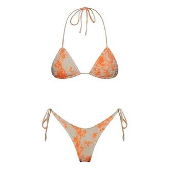 Generic Ensemble de bikini 2 pi&egrave;ces push-up pour femme - Dos nu - Taille haute - Maillot de bain 2 pi&egrave;ces dos nu - V&ecirc;tement de plage pour femme, a, S