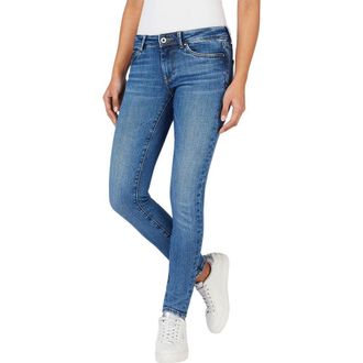 Pepe Jeans London Damen Low Waist Skinny PL204583 Jeans, Blue (Denim-XW6), 30W / 30L