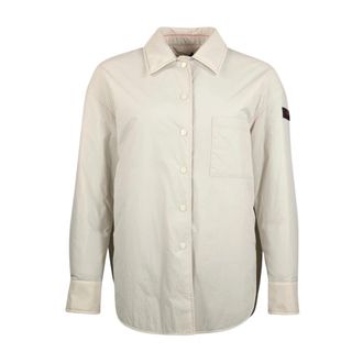 Peuterey Zelia Padded Nylon Overshirt - - Jackets - Damen - Beige - M