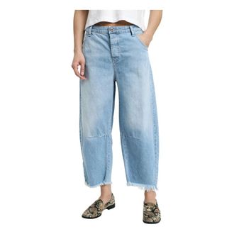 Please Femme, Jeans, Bleu, Taille: 42 FR Jean &Eacute;vas&eacute; Court
