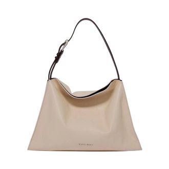 Orciani Femme, Sacs, Beige, Taille: ONE Size Trinity Midi Shoulder Bag