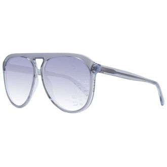 Guess Homme, Accessoires, Gris, Taille: ONE Size Gradient Aviator Lunettes de Soleil Gris Plastique