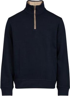 GANT Sweatshirt droit &agrave; col montant zipp&eacute; en coton