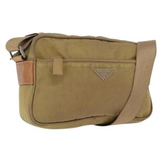 Prada Pre-owned Vintage Nylon Cross Body Bag - - Pre-owned - Damen - Beige - ONE SIZE