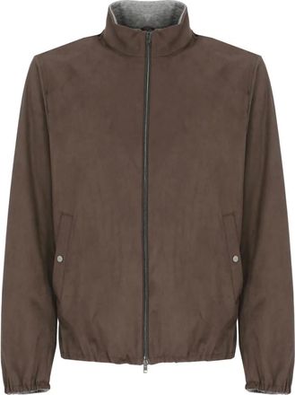 Herno Homme, Vestes, Brun, Taille: L Veste Effet Daim