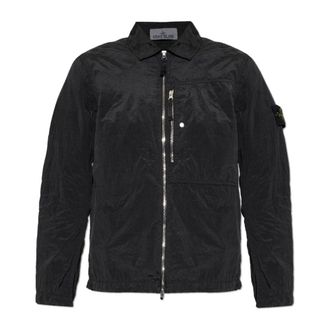 Stone Island Homme, Vestes, Noir, Taille: S Veste L&eacute;g&egrave;re Avec Poche