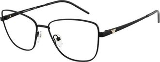 Emporio Armani Femme, Accessoires, Noir, Taille: 55 MM Ea1172 3001 Lunettes
