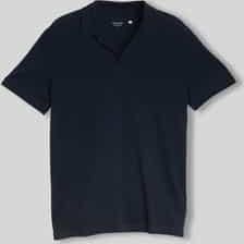 Tom Tailor Regular Fit Poloshirt aus Baumwoll-Mix mit Resortkragen