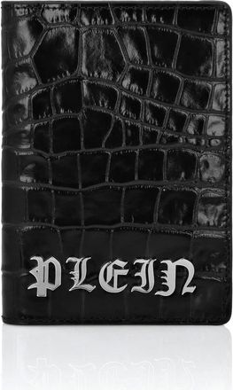 Philipp Plein Homme, Accessoires, Noir, Taille: ONE Size Document Holder Gothic Plein