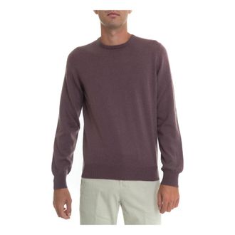 Gran Sasso Kaschmir Slim Fit Rundhals Pullover - - Knitwear - Herren - Rosa - 4XL