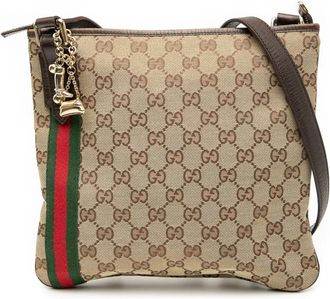 Gucci 2000-2015 GG Canvas Jolicoeur crossbody bag - Braun