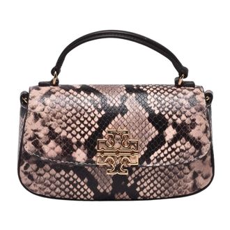 Tory Burch Femme, Sacs, Multicolore, Taille: ONE Size Britten Snake Embossed Mini Satchel