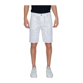Jeckerson Wei&szlig;e Baumwoll-Bermuda-Shorts - - Shorts - Herren - Wei&szlig; - W35