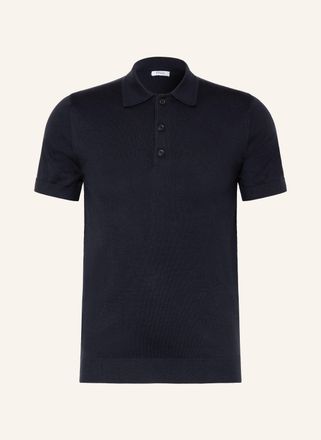 Paul Paul Strick-Poloshirt blau