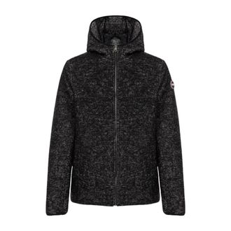 Colmar Hooded Wool Knit Sweatshirt - - Sweatshirts & Hoodies - Herren - Schwarzk - XL