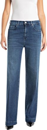 Replay Damen Jeans Melja Stretch, Dark Blue 007 (Blau), 27W/30L