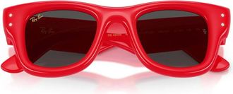 Ray-Ban Femme, Accessoires, Rouge, Taille: 47 MM Wayfarer Puffer