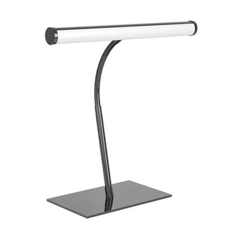 Eglo LED Tischlampe Riccione, Schreibtischlampe mit Flexarm, Tischleuchte Schreibtisch touch dimmbar, Nachttischlampe aus Metall in Schwarz, warmwei&szlig;-kaltw