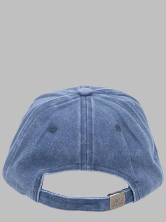 MC2 Saint Barth DAS0004_02963L61 Cotton Baseball Cap - Blue