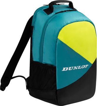 Dunlop Sports DUNLOP SX-Club Rucksack, Blaugr&uuml;n-Schwarz-Gelb