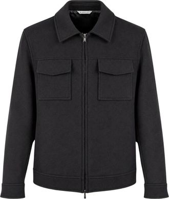 Manuel Ritz Wollmischungsjacke - - Jackets - Herren - Schwarzk - 2XL