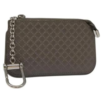 Gucci Pre-owned Leder Portemonnaies - - Pre-owned - Damen - Grau - ONE SIZE
