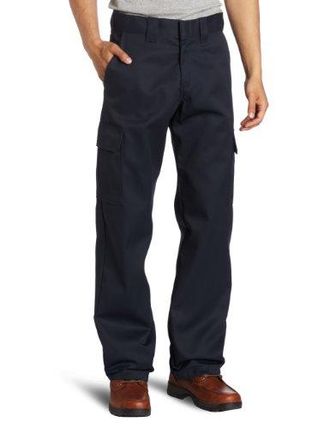 Dickies Homme, PANTALON DE TRAVAIL DÉCONTRACTÉ TYPE CARGO, NAVY FONCÉ, 38W / 34L