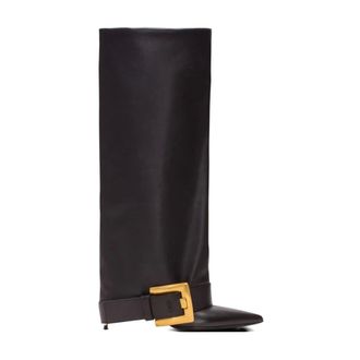 Balmain Femme, Chaussures, Noir, Taille: 38 EU Bottines noires pour femmes