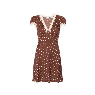 Rixo Rixo, Femme, Robes, Brun, Taille: 36 FR Short Robes