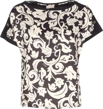 Liu Jo Femme, Tops, Noir, Taille: 40 FR T-Chemises