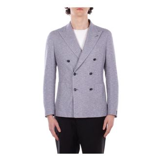 Tagliatore Zweireihige Jacke - - Jackets - Herren - Blau - XL