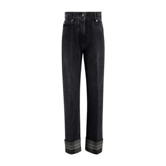 Ferragamo Damen, Jeans, Schwarzk, 2XSGr&ouml;&szlig;e