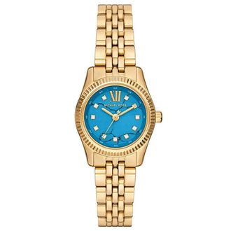 Michael Kors MK4813 Lexington Damenarmbanduhr mit blauen Zifferblatt