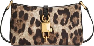 Dolce & Gabbana Femme, Sacs, Brun, Taille: ONE Size Sac bandouli&egrave;re Lock