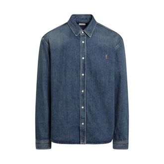 Saint Laurent Colorado Shirt Cassandre - - Shirts - Herren - Blau - L