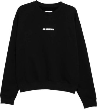 Jil Sander Logo-Print Sweatshirt - - Sweatshirts & Hoodies - Herren - Schwarzk - M
