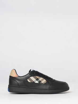 Burberry Baskets basses Terrace en cuir de veau grain&eacute; &agrave; motif Vintage Check