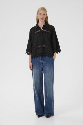 Karen by Simonsen Halblange &Auml;rmel KBOmmi Halblange &Auml;rmel Baggy fit dark blue