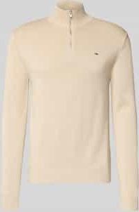 Tommy Jeans Slim Fit Troyer aus reiner Baumwolle