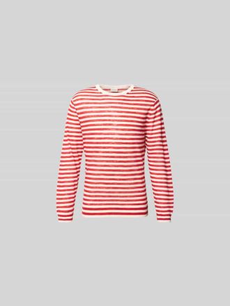 Closed Longsleeve aus Leinen-Mix