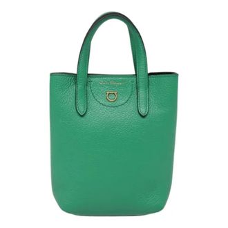 Ferragamo Pre-owned Leder Handtaschen - - Pre-owned - Damen - Gr&uuml;n - ONE SIZE