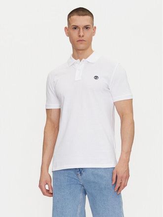 Timberland Poloshirt TB0A6VDP Wei&szlig; Regular Fit