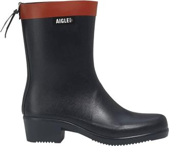 Aigle Damen Myrica Mid Gummistiefel, Navy, 36 EU