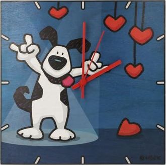 GOEBEL Wanduhr Rock On Ed Heck - Pop Art