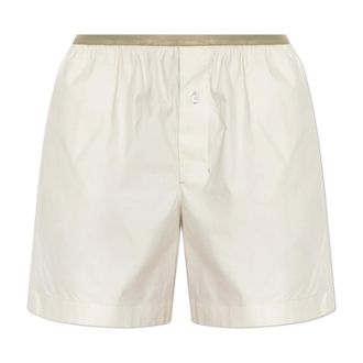 Christophe Lemaire Shorts en coton - Femme - Shorts - Beige - Taille: 34 FR