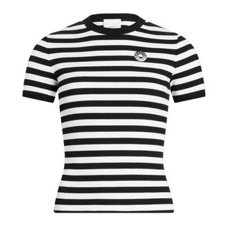 Patou Stripes Rib T-Shirt - - Knitwear - Damen - Mehrfarbig - S