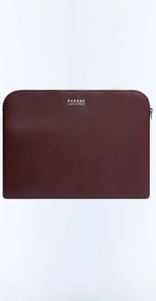 Fursac Porte-documents en cuir Saffiano - Taille Unique - Homme